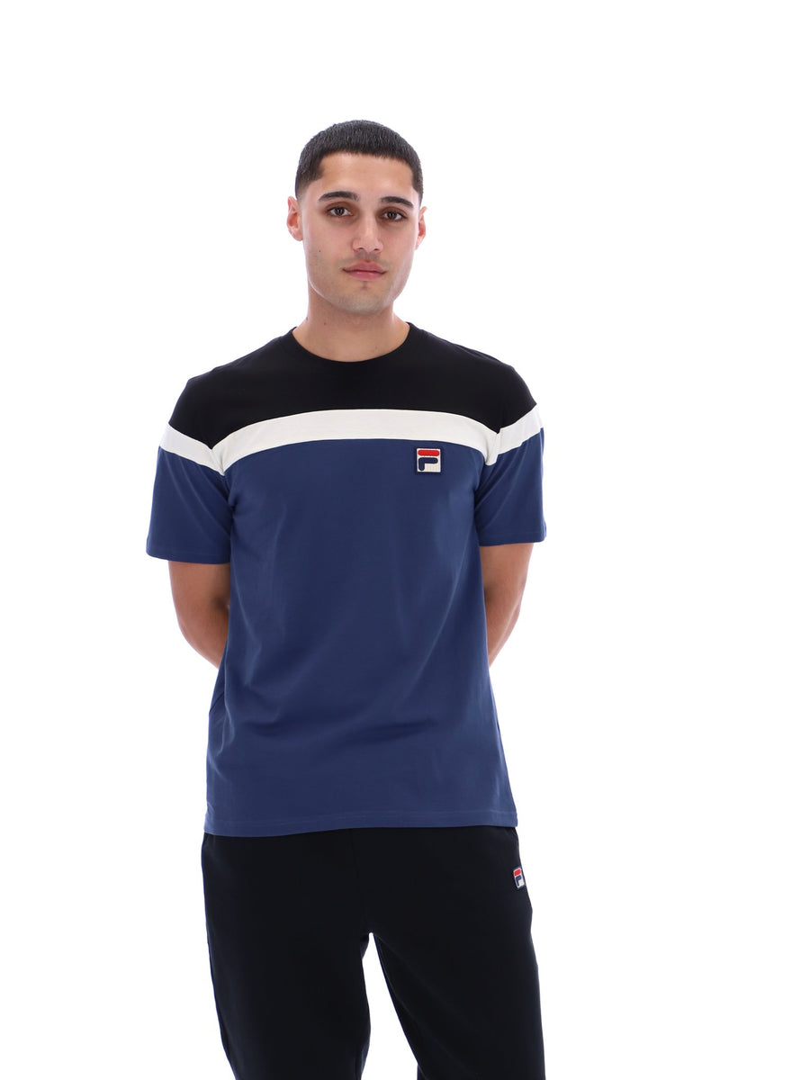 Fila Navy Aiden Cut and Sew T-Shirt – Fila UK