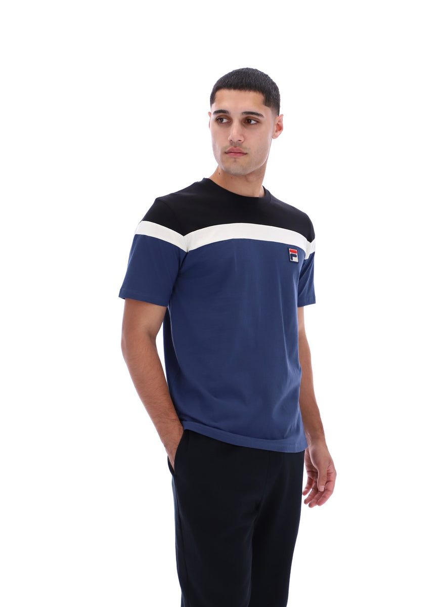 Fila Navy Aiden Cut and Sew T-Shirt – Fila UK