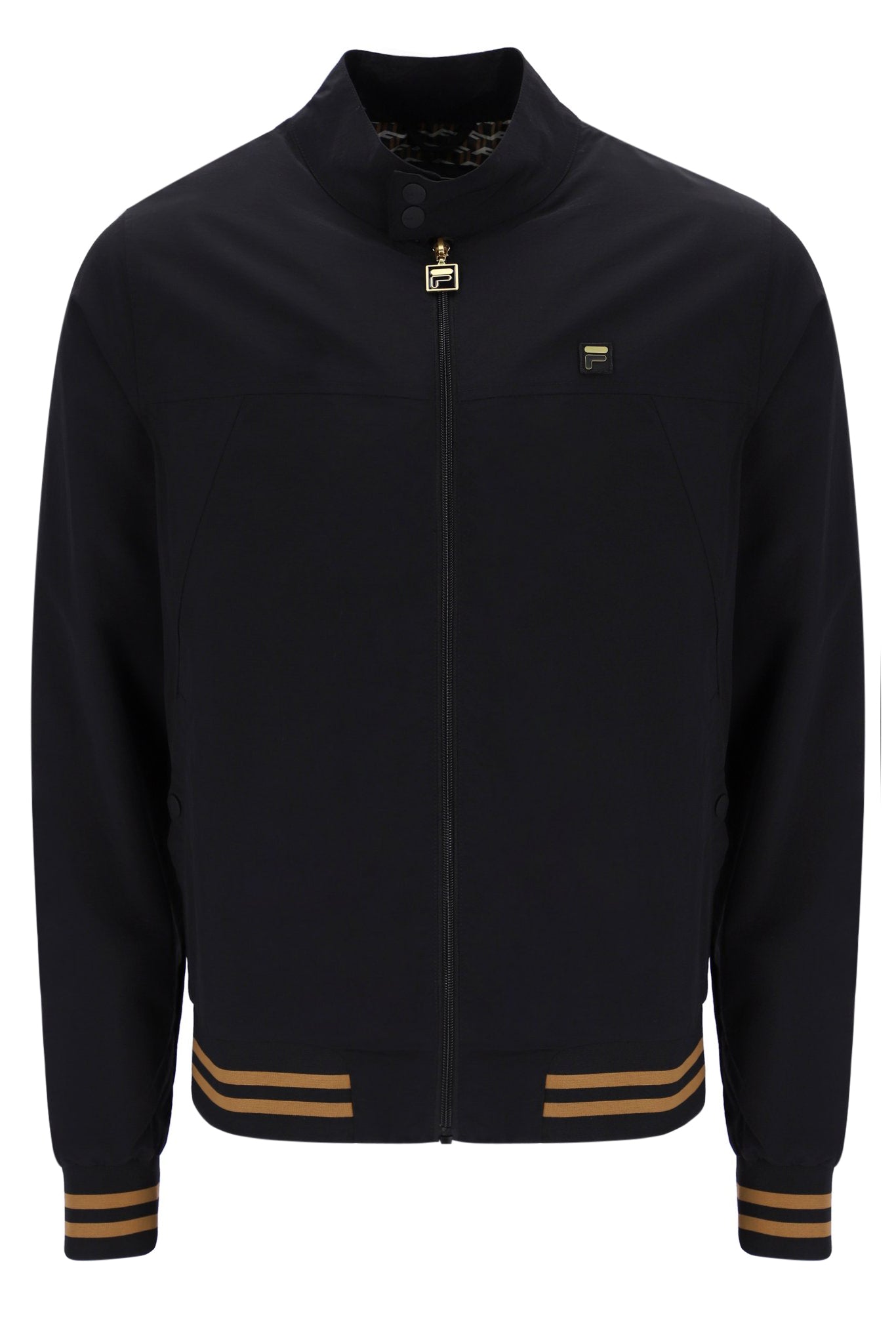 Gold fila jacket store