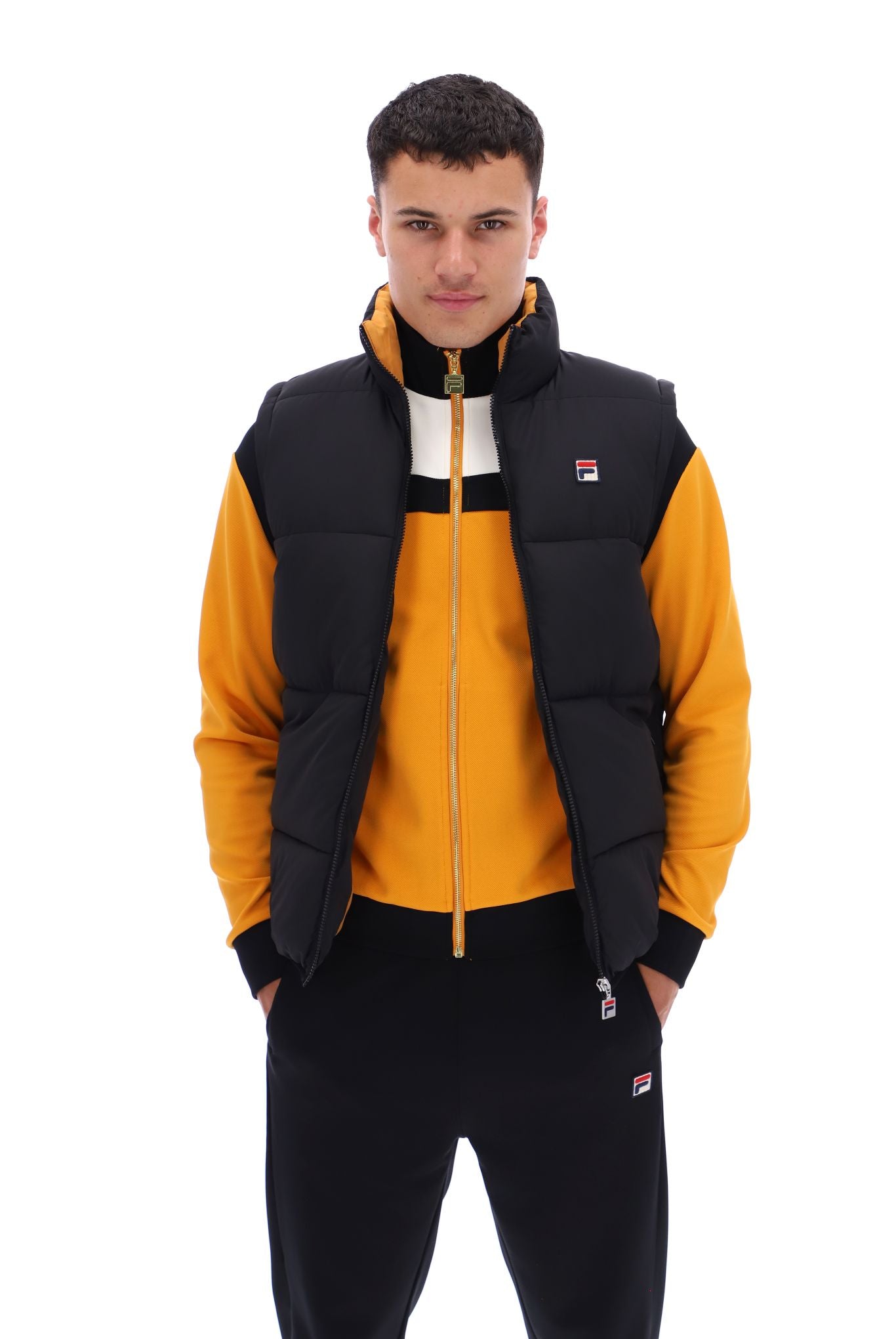 Mackay Heavily Padded Puffer Gilet Fila UK